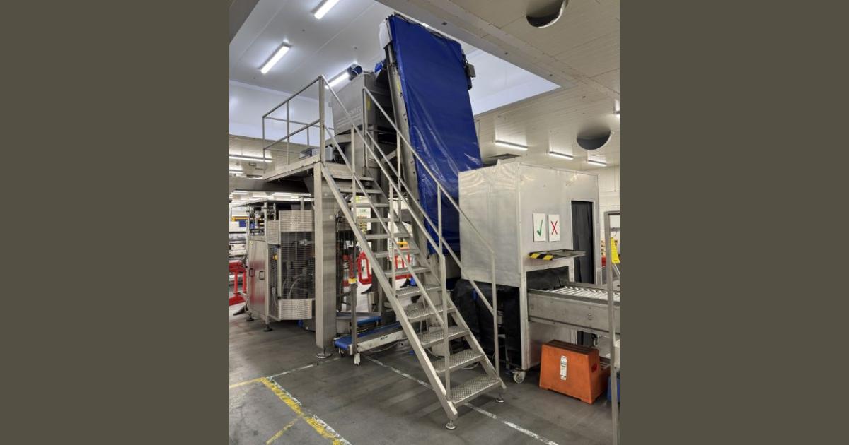 Newtec 4009 B2 weighing machine with 1 net-packaging machine ,elevator ...