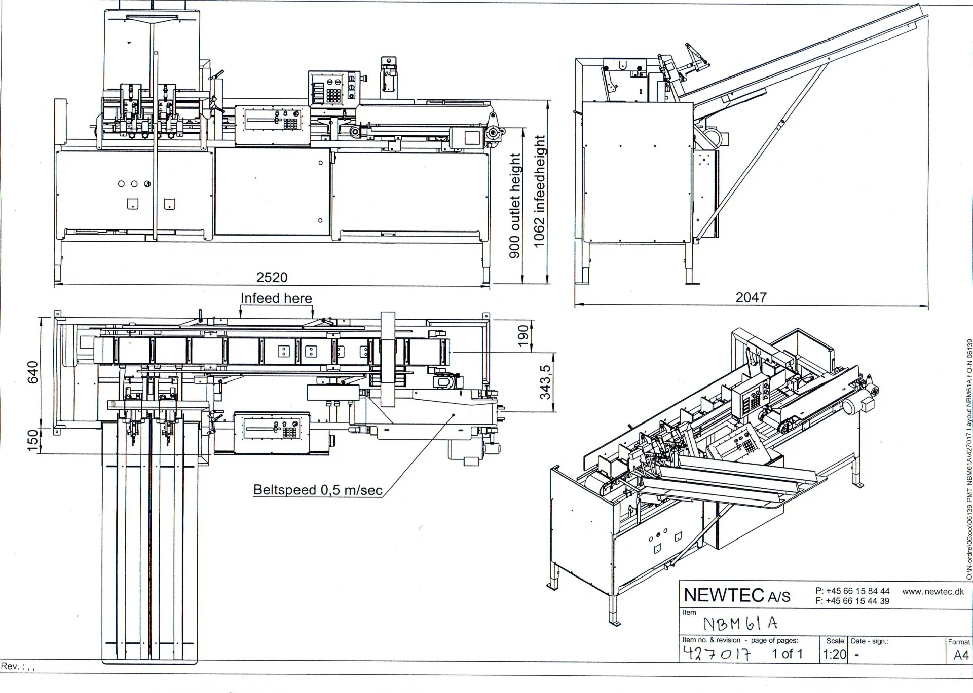 Newtec NBM61A punnet filling machine • Duijndam Machines
