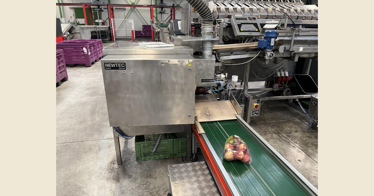 Newtec PEB AE40 wicketed bag packaging machine • Duijndam Machines
