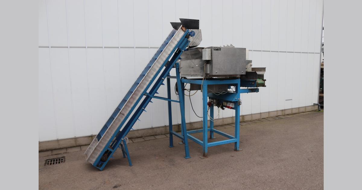 Newtec Type 2000 multihead weighing machine with elevator • Duijndam ...
