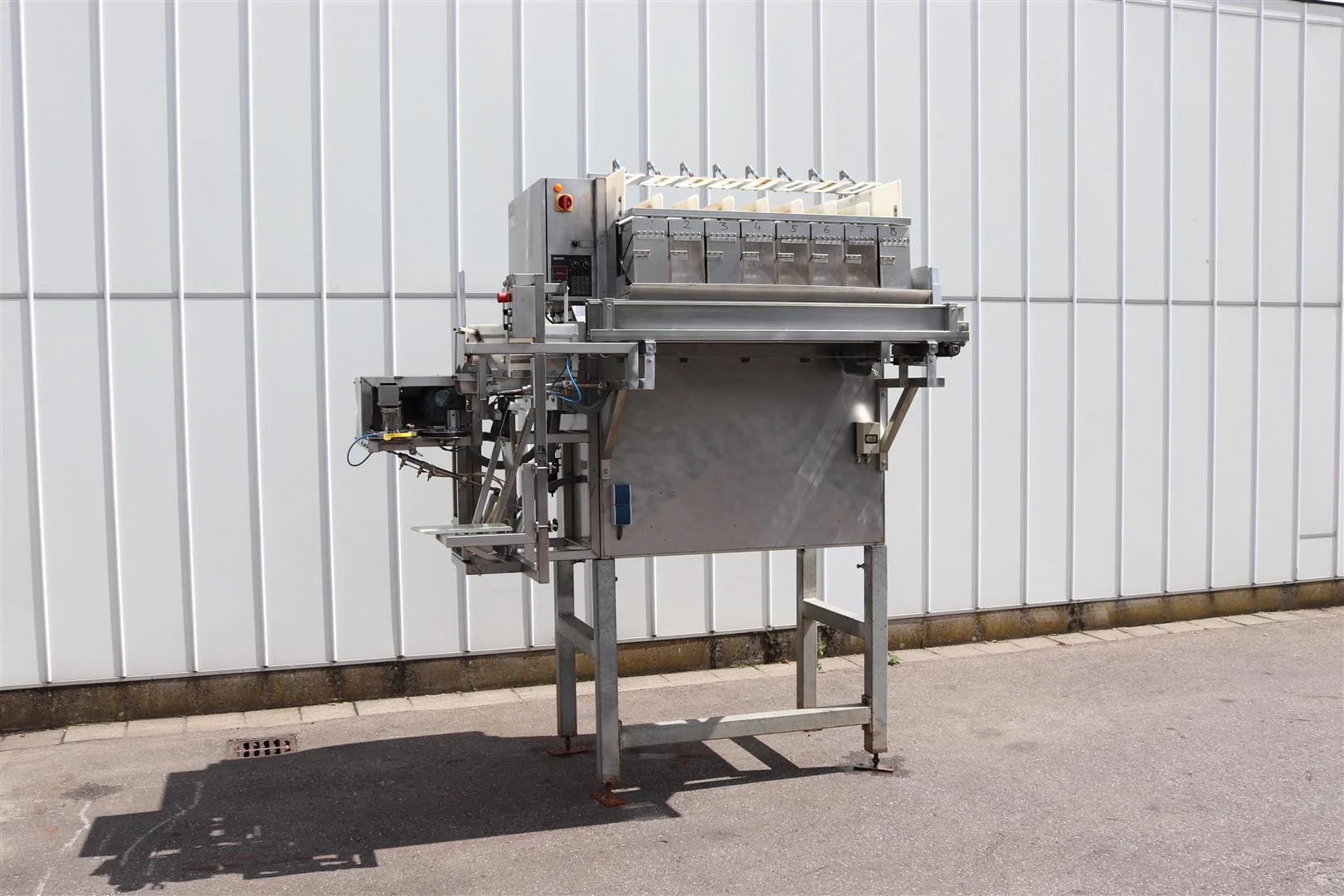 Newtec Type 2008-G45 multihead weighing machine • Duijndam Machines