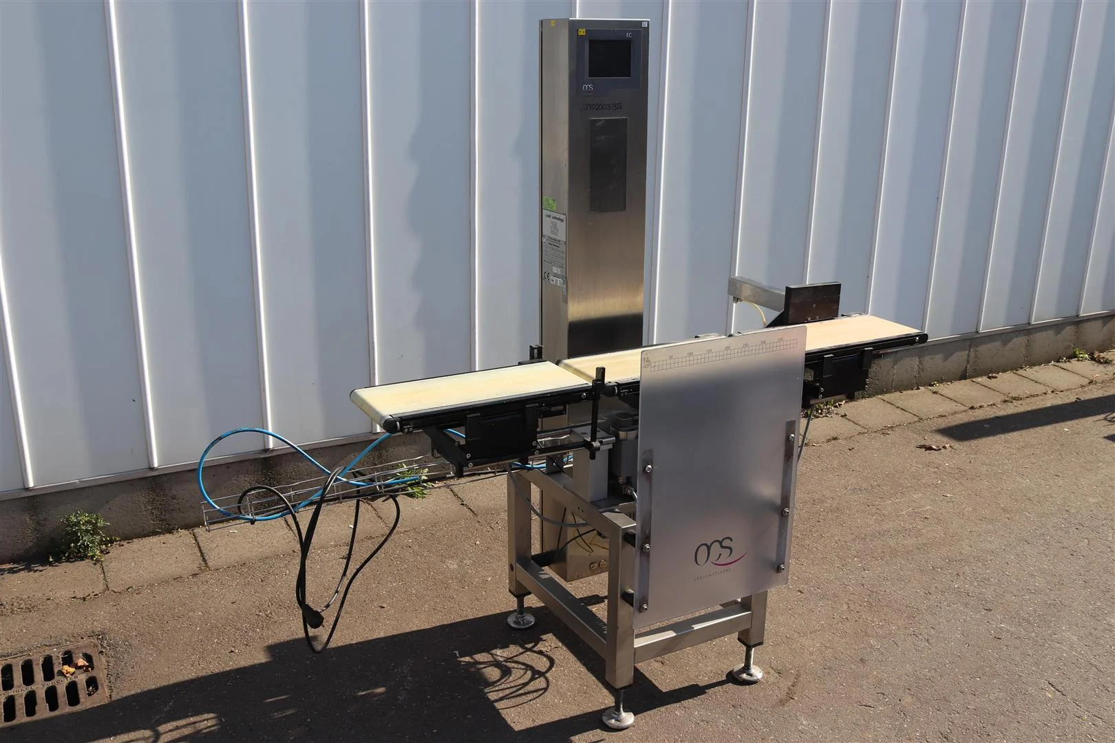 OSC stainless steel checkweigher • Duijndam Machines