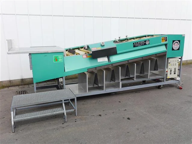 Olimex length sorting machine with 6 stations, • Duijndam Machines