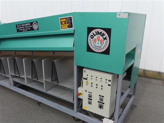 Olimex length sorting machine with 6 stations, • Duijndam Machines