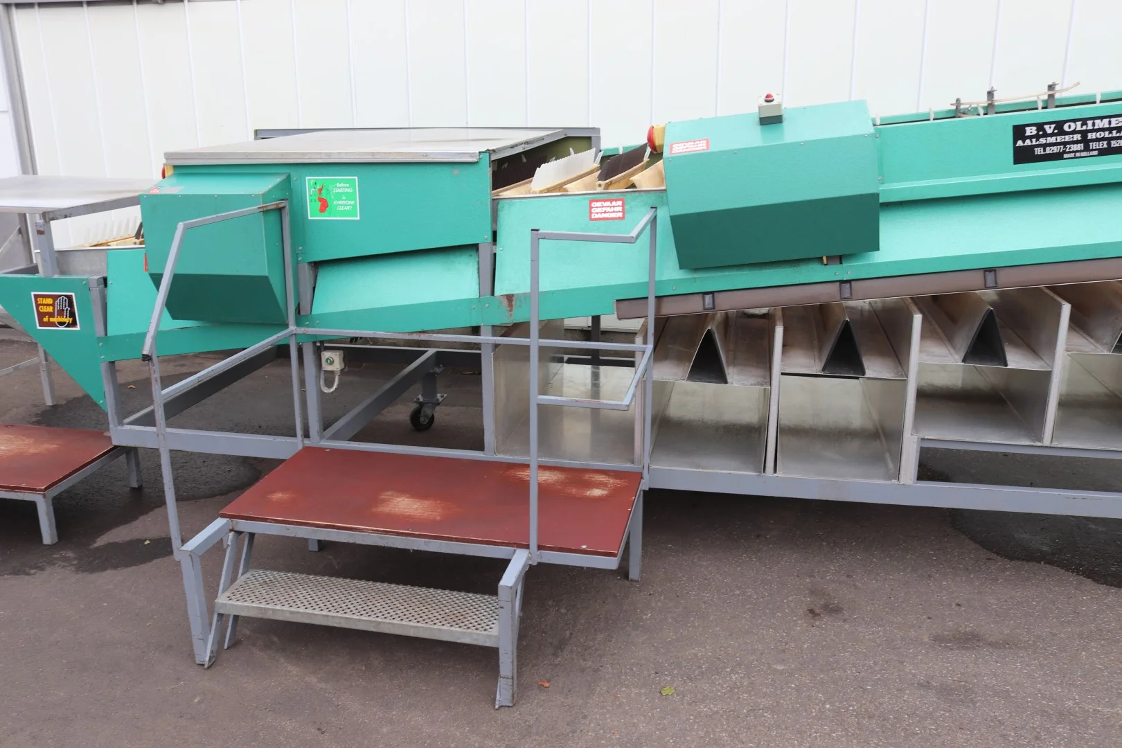 Olimex STD6 length sorting machine • Duijndam Machines