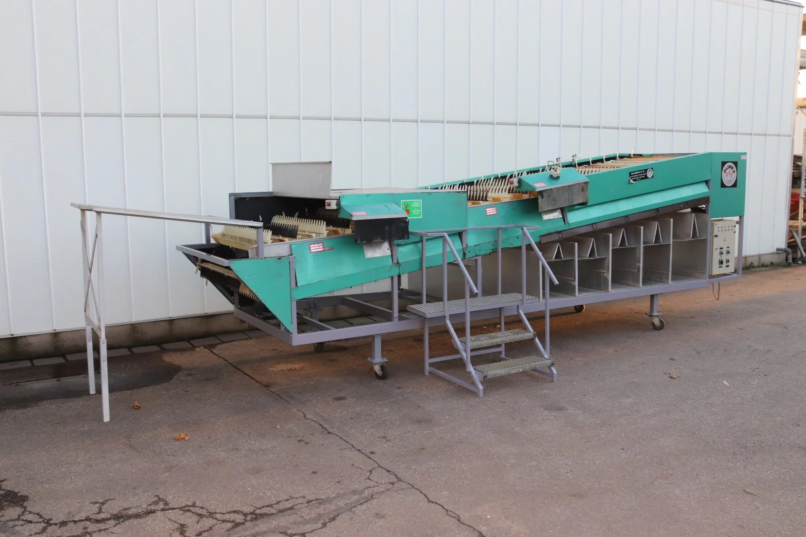 Olimex Super length sorting machine with 6 stations • Duijndam Machines