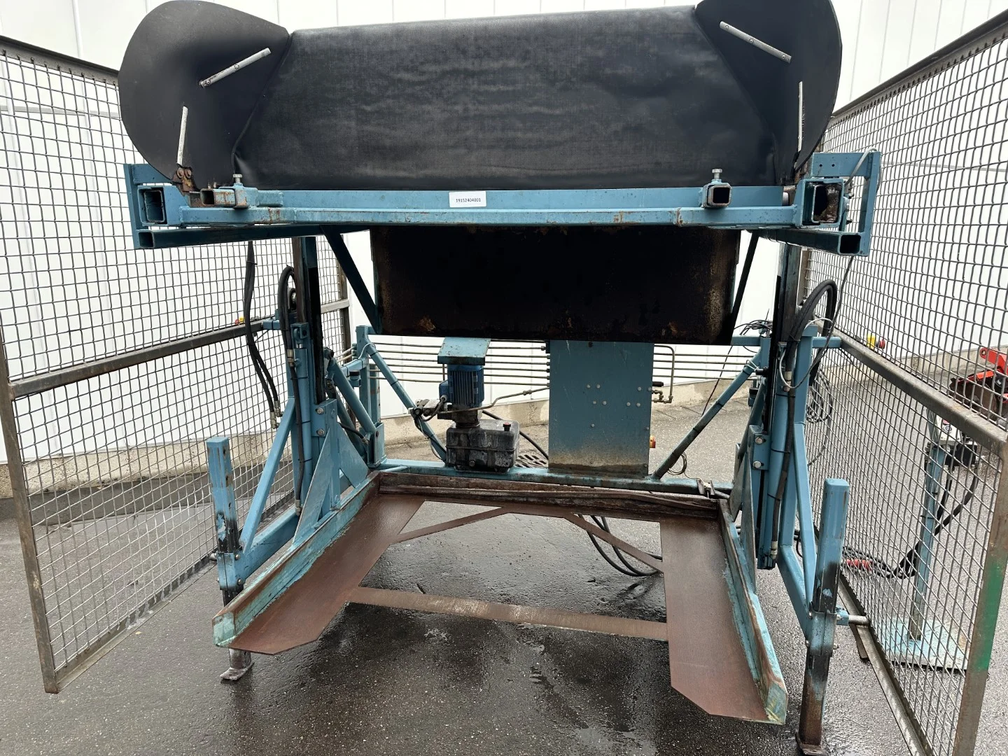 Perfect EU 595A box tipper 160 cm max • Duijndam Machines