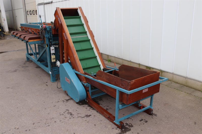 Machine de tri parfaite avec tri 4 + 1 et élévateur • Duijndam Machines