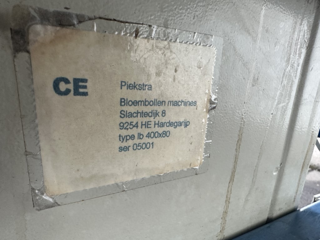 Piekstra conveyor 400 x 80 cm • Duijndam Machines