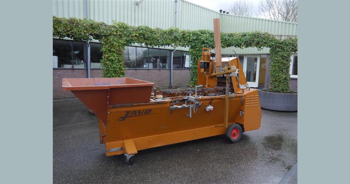 Javo potting machine with drill interrupter • Duijndam Machines