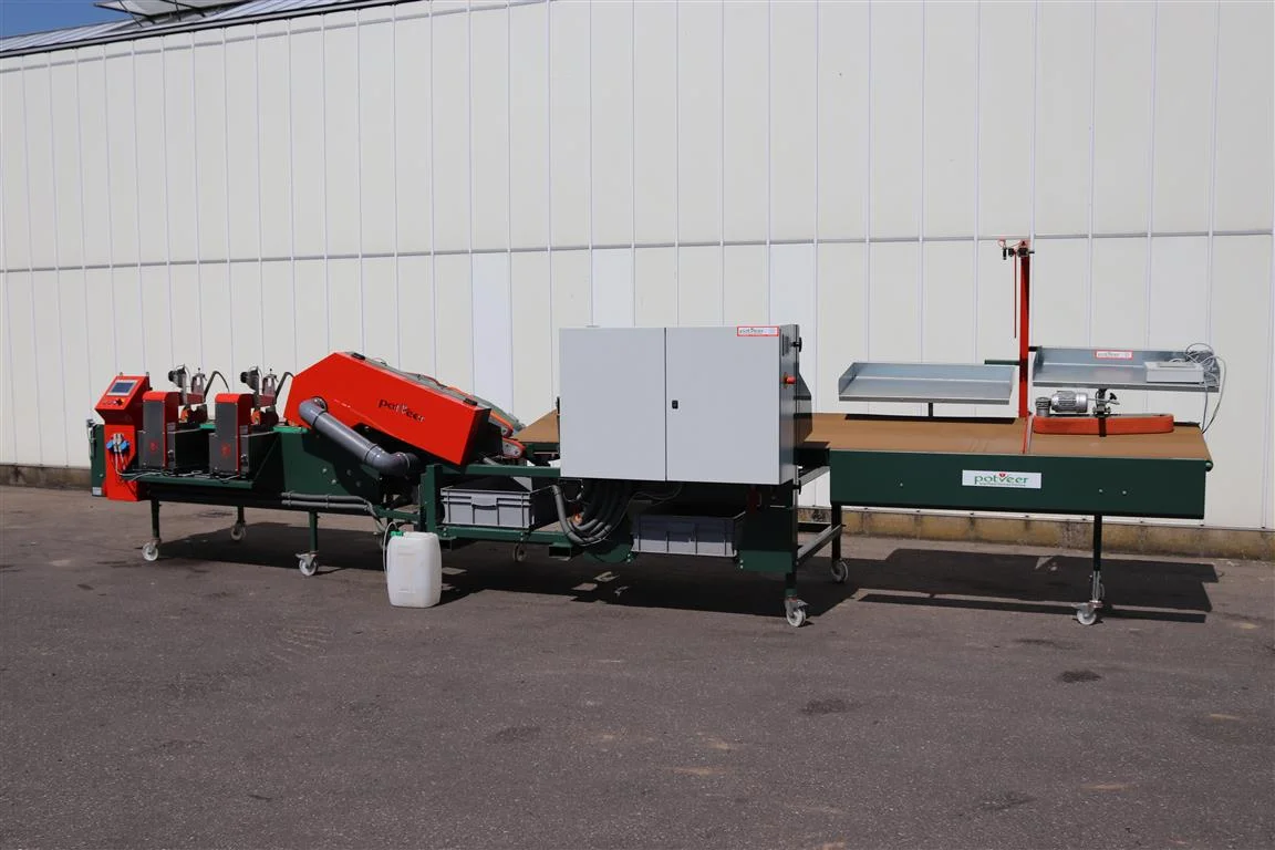 Potveer Quality Buncher Pro bunching machine for tulips • Duijndam Machines