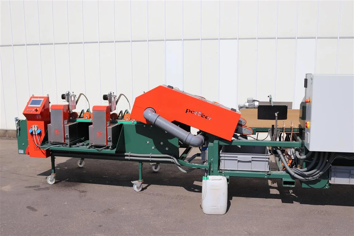 Potveer Quality Buncher Pro bunching machine for tulips • Duijndam Machines