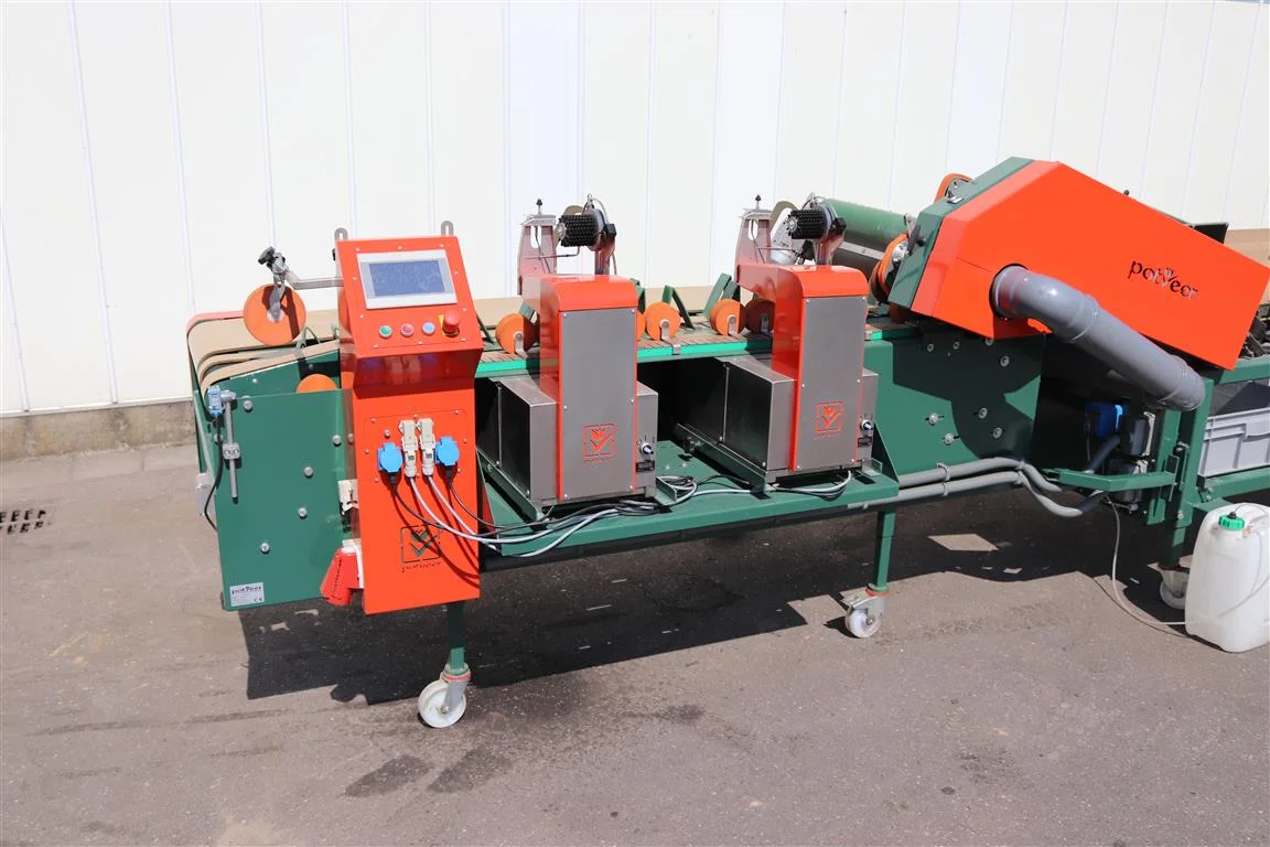 Potveer Quality Buncher Pro bunching machine for tulips • Duijndam Machines