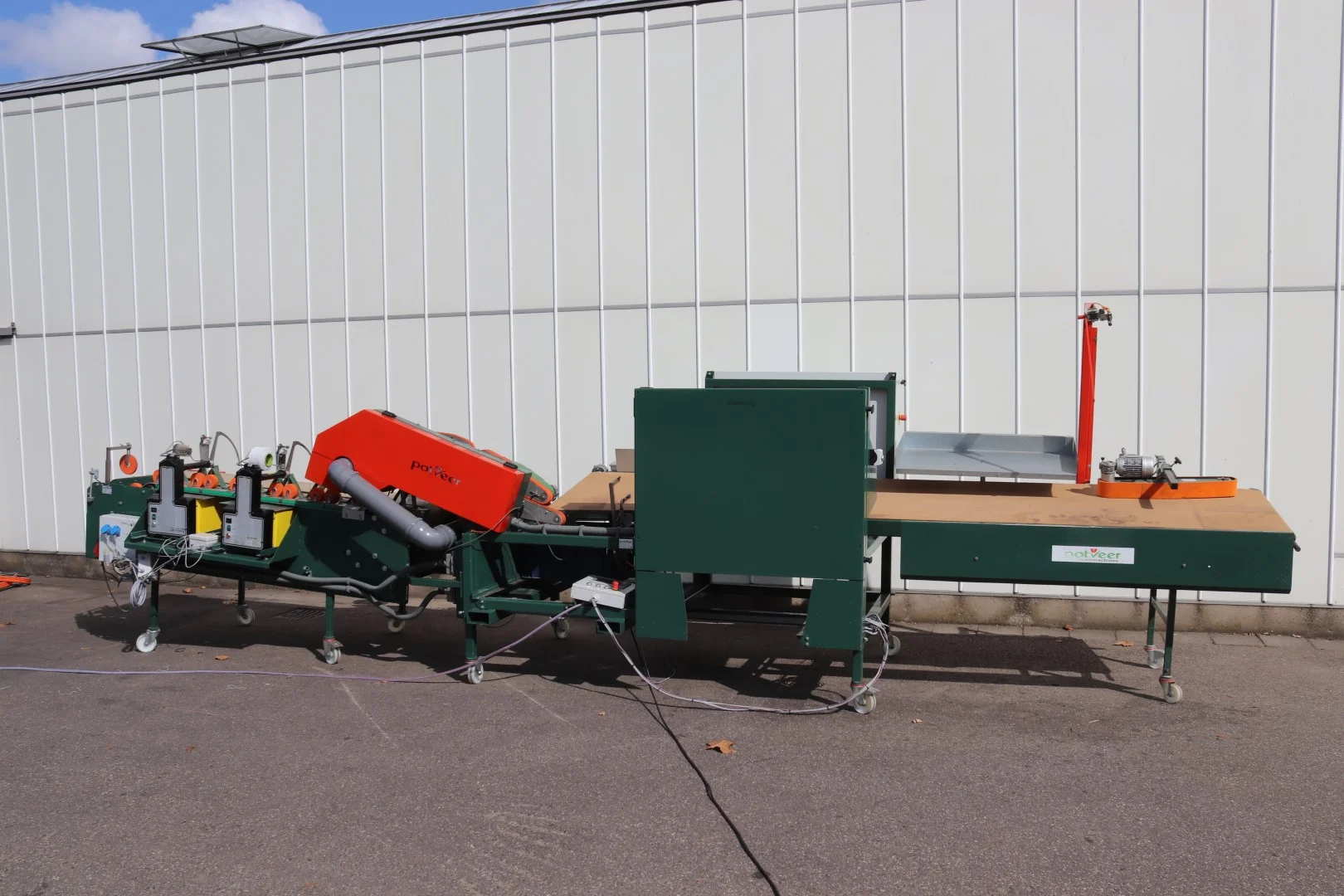 Potveer Quality Buncher bunching machine • Duijndam Machines