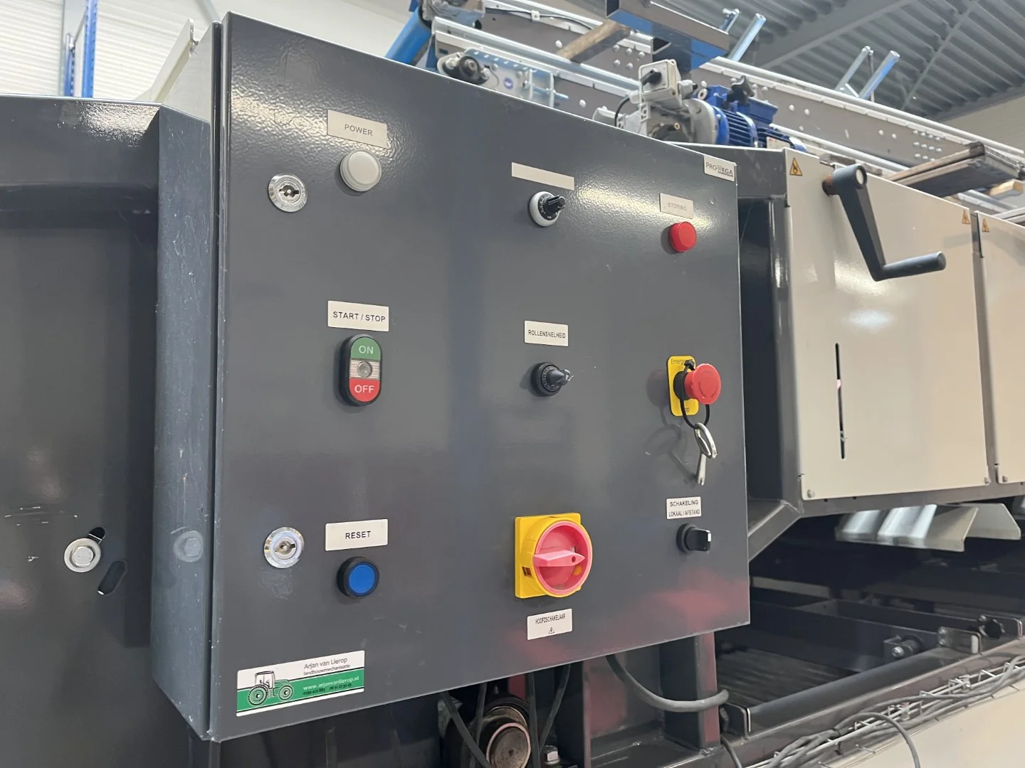 Pro Vega radiaal rollensorteermachine met 4 sorteringen • Duijndam Machines
