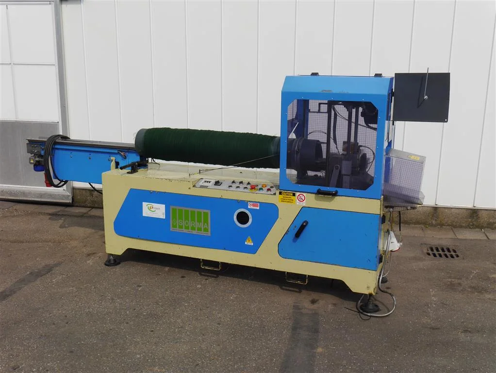 Sorma PK8-112 punnet packaging machine netting machine for trays of ...