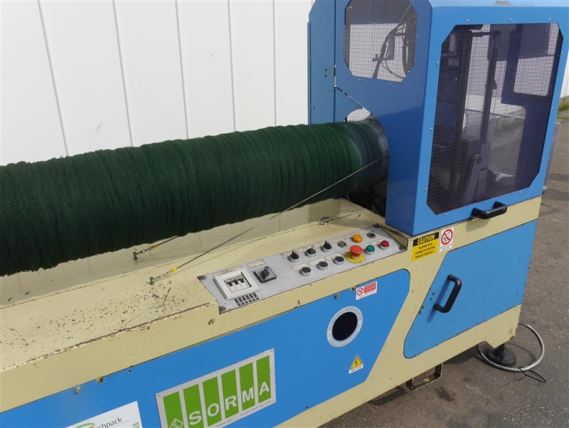 Sorma PK8-112 punnet packaging machine netting machine for trays of ...