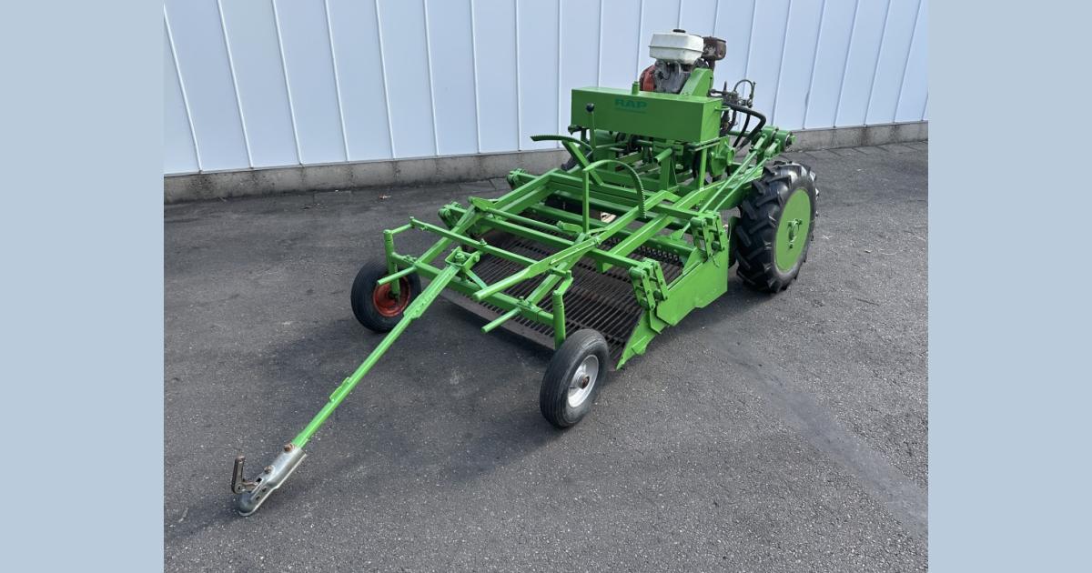 Rap Rijnbeek ZR 120 zelfrijdende oogstmachine voor bloembollen ...