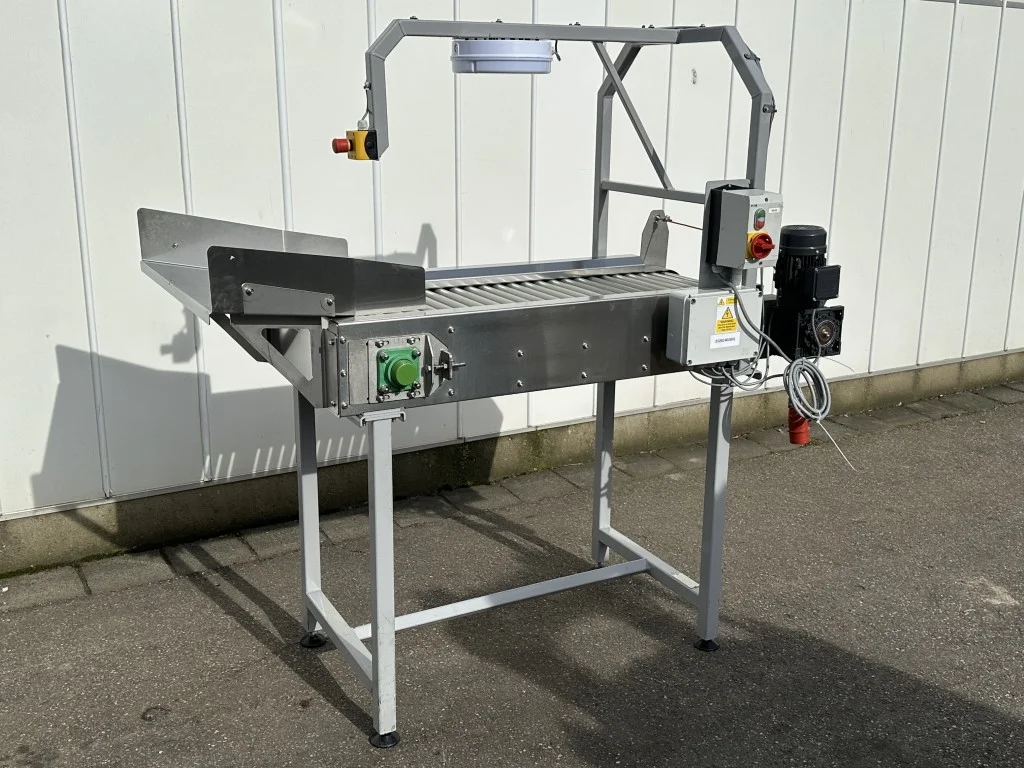 Roller inspection conveyor 125 x 50 cm • Duijndam Machines