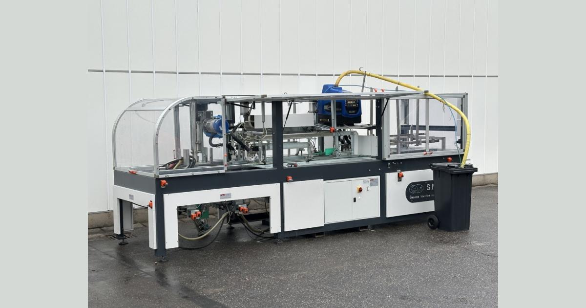S.M.I. GD 26 carton box/tray forming & erecting machine with Melton ...