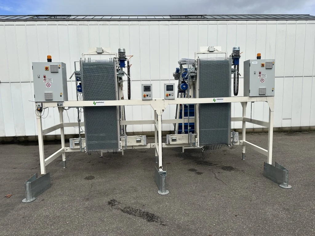 Sammo Unisorting double box filler with infeed elevators • Duijndam ...