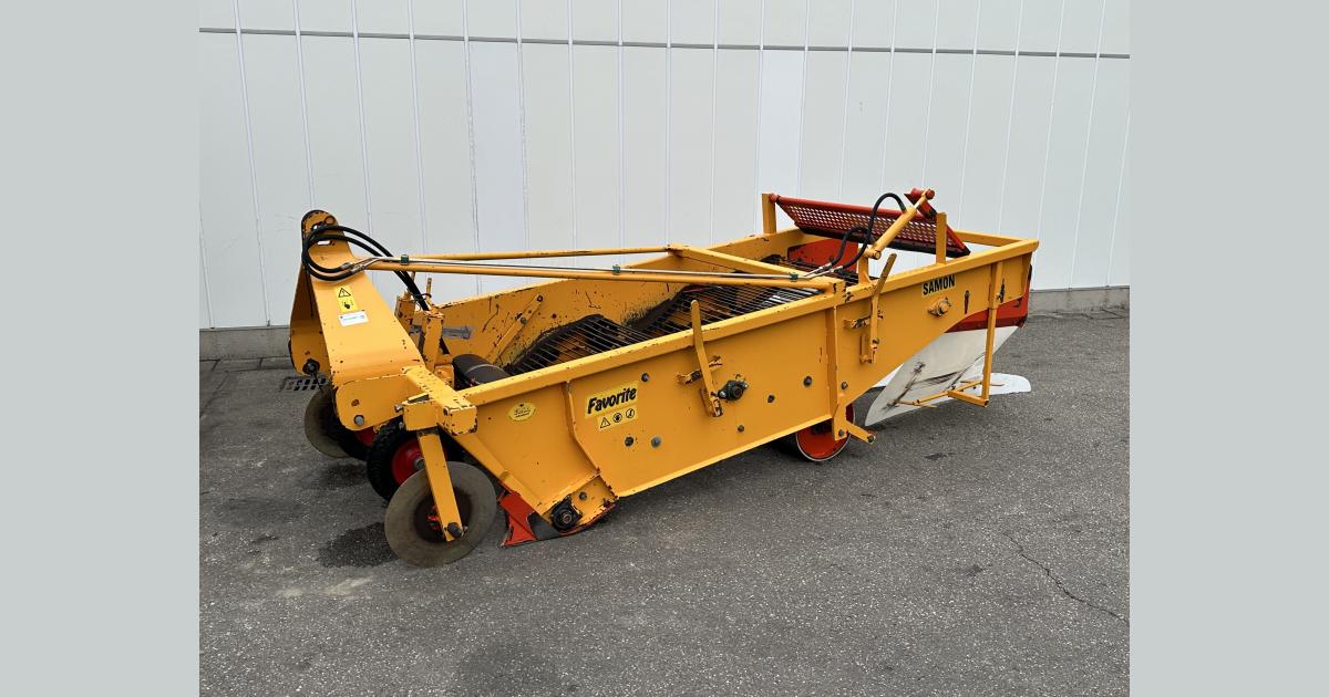 Samon SU2 onion harvester 150 cm track • Duijndam Machines