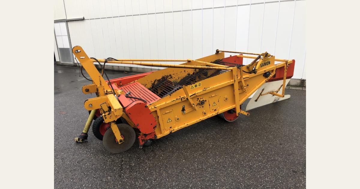 Samon SU2 onion harvester 150 cm track • Duijndam Machines