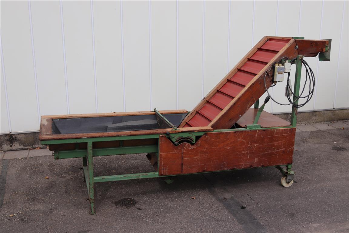 Schouten sorting machine with elevator for brussel sprouts, bulbs ...