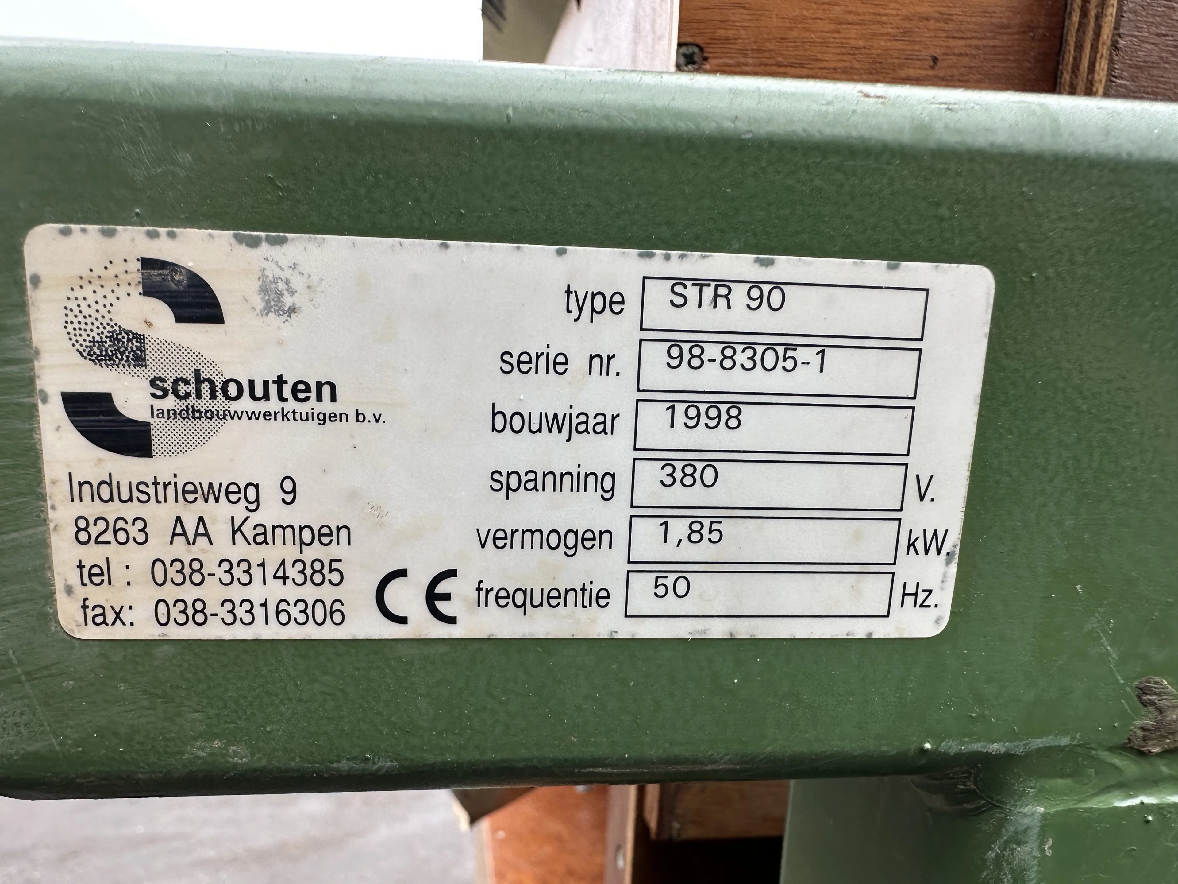 Schouten Trio 90 sorting machine - grader for potatoes and onions ...