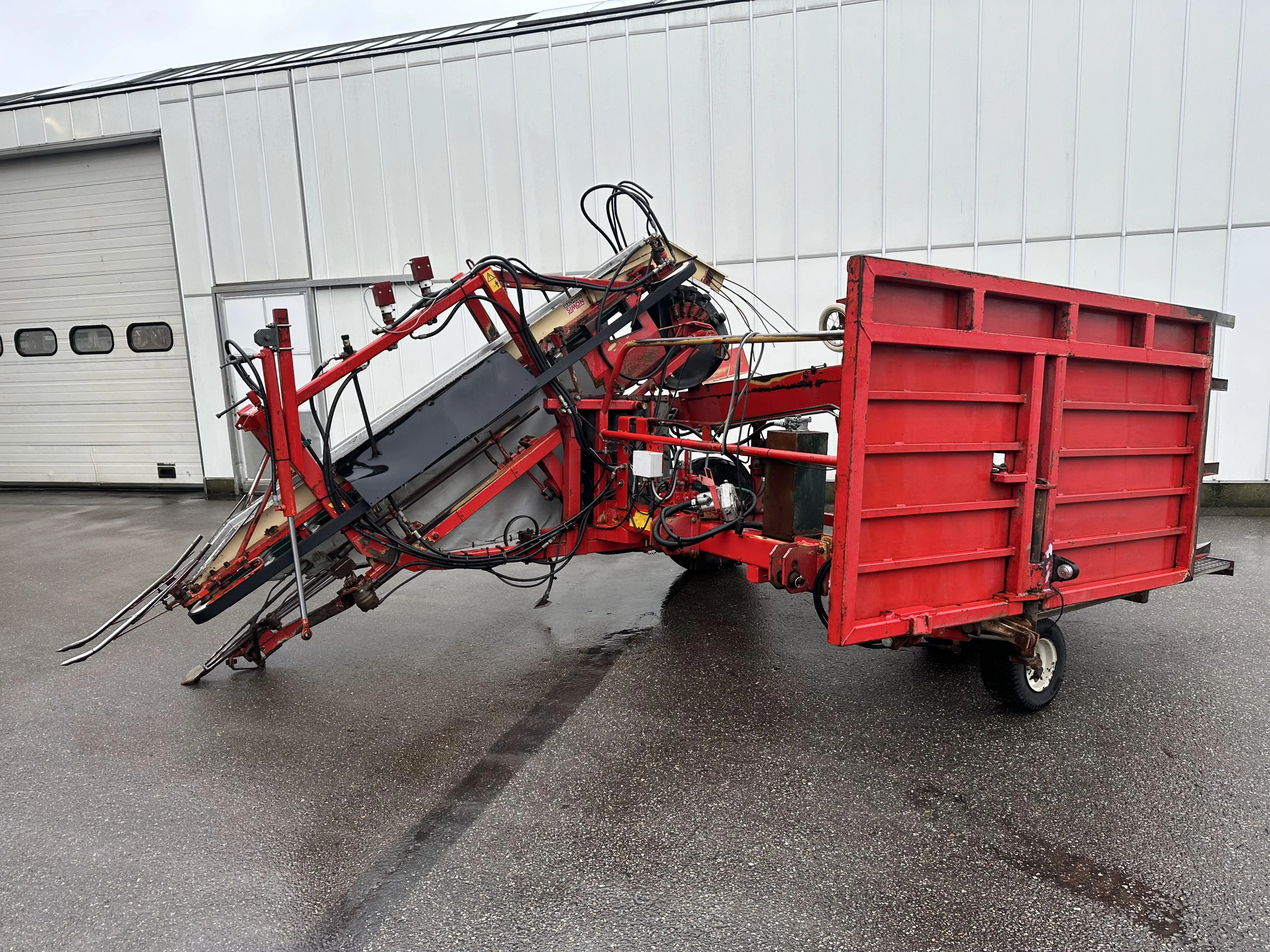 Simon topbeltlifter for leek • Duijndam Machines