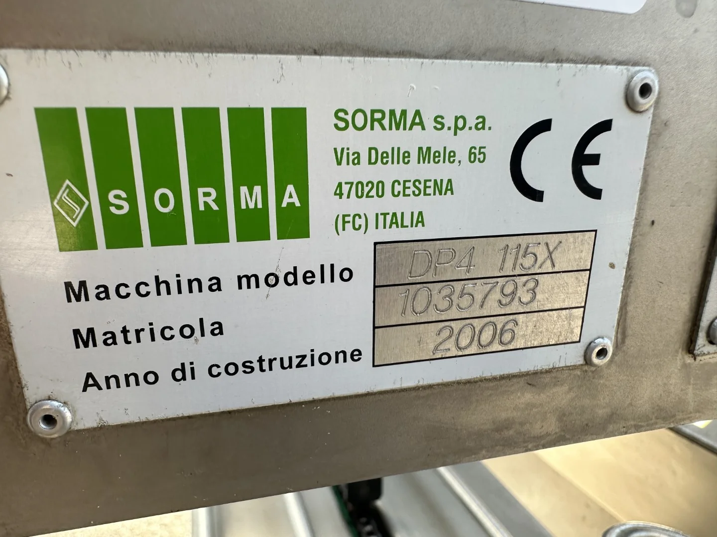 Sorma ACF 115 met Sorma DP4 115X ontnester • Duijndam Machines