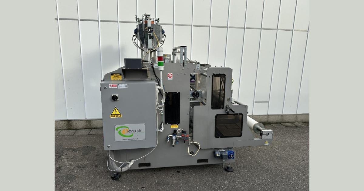 Sorma BSS 134 Vertbag net packaging machine • Duijndam Machines