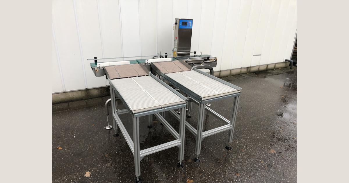 Prisma Mod 08D3 checkweigher • Duijndam Machines
