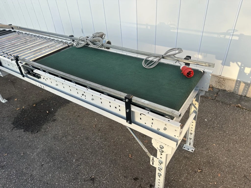 Sorma roller conveyor driven with 90° curve and conveyor 145 x 60 cm ...