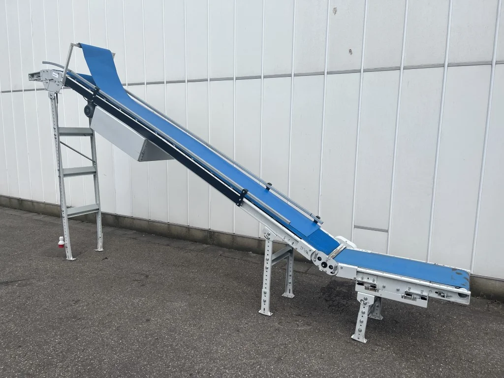 Sorma inclined discharge conveyor 415 x 42 cm + 100 x 40 cm • Duijndam ...