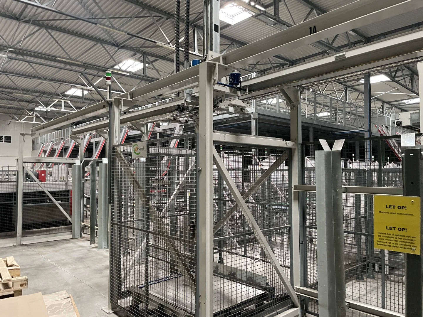 Sorma PAL 108D palletiser installation with 3 palletisers • Duijndam ...