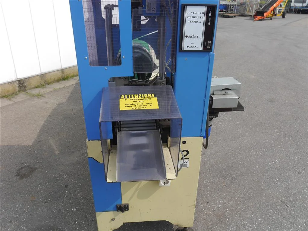 Sorma PK8-112 punnet packaging machine netting machine for trays of ...