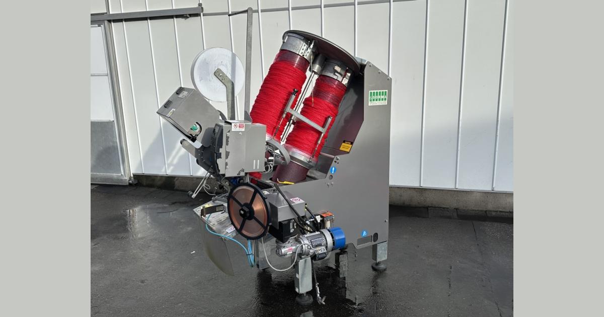 Sorma RB2-120 net packaging and clipping machine • Duijndam Machines