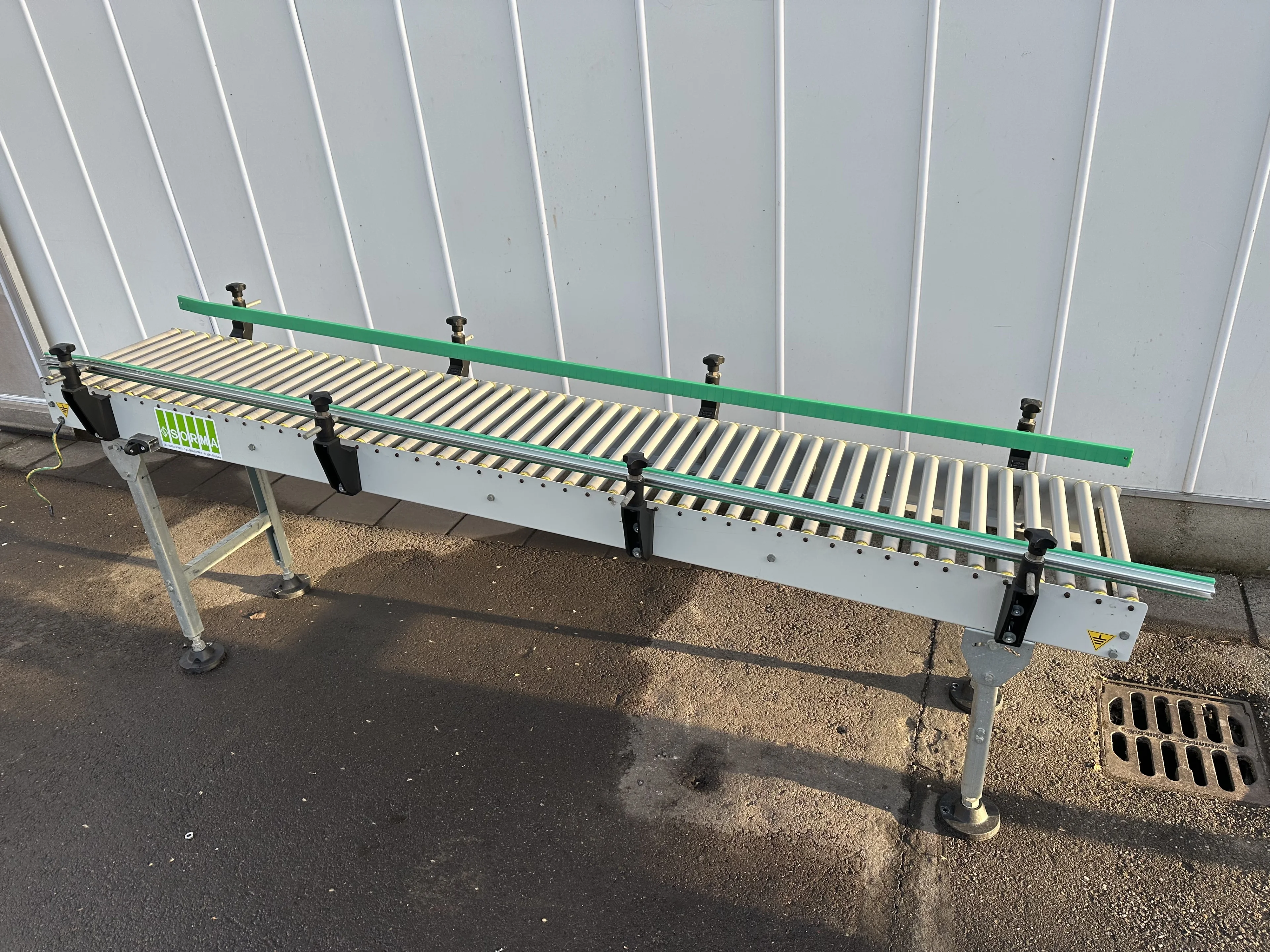 Sorma roller conveyor 250 x 41 cm • Duijndam Machines