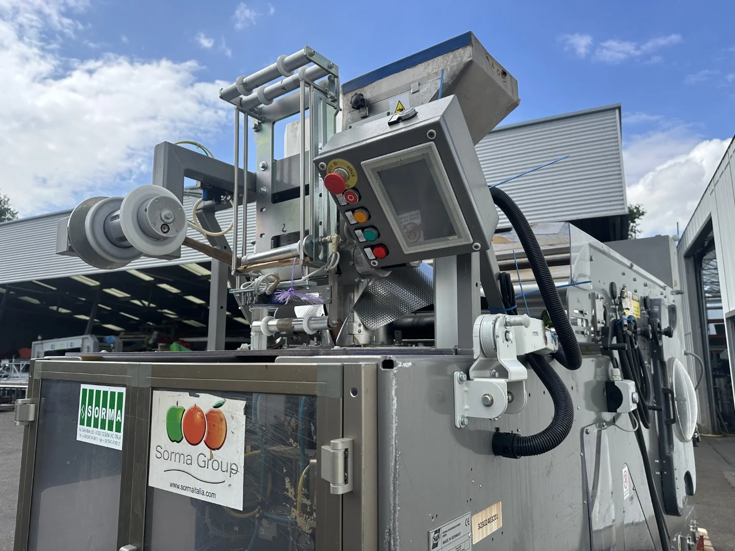 Sorma SBU-134 vertical bagging machine • Duijndam Machines
