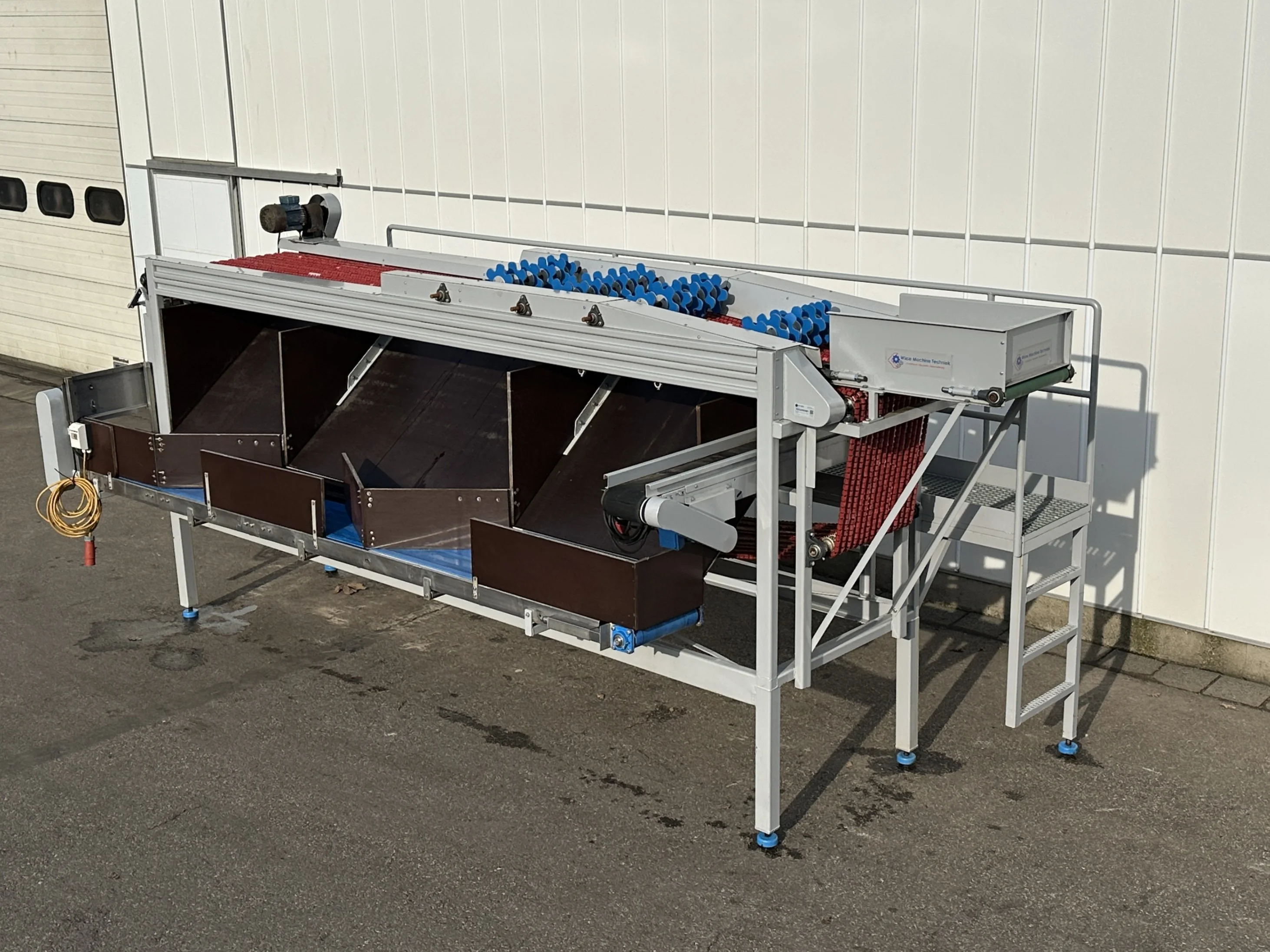 Sormac chain sorting machine for pickles and carrots 13 lines ...
