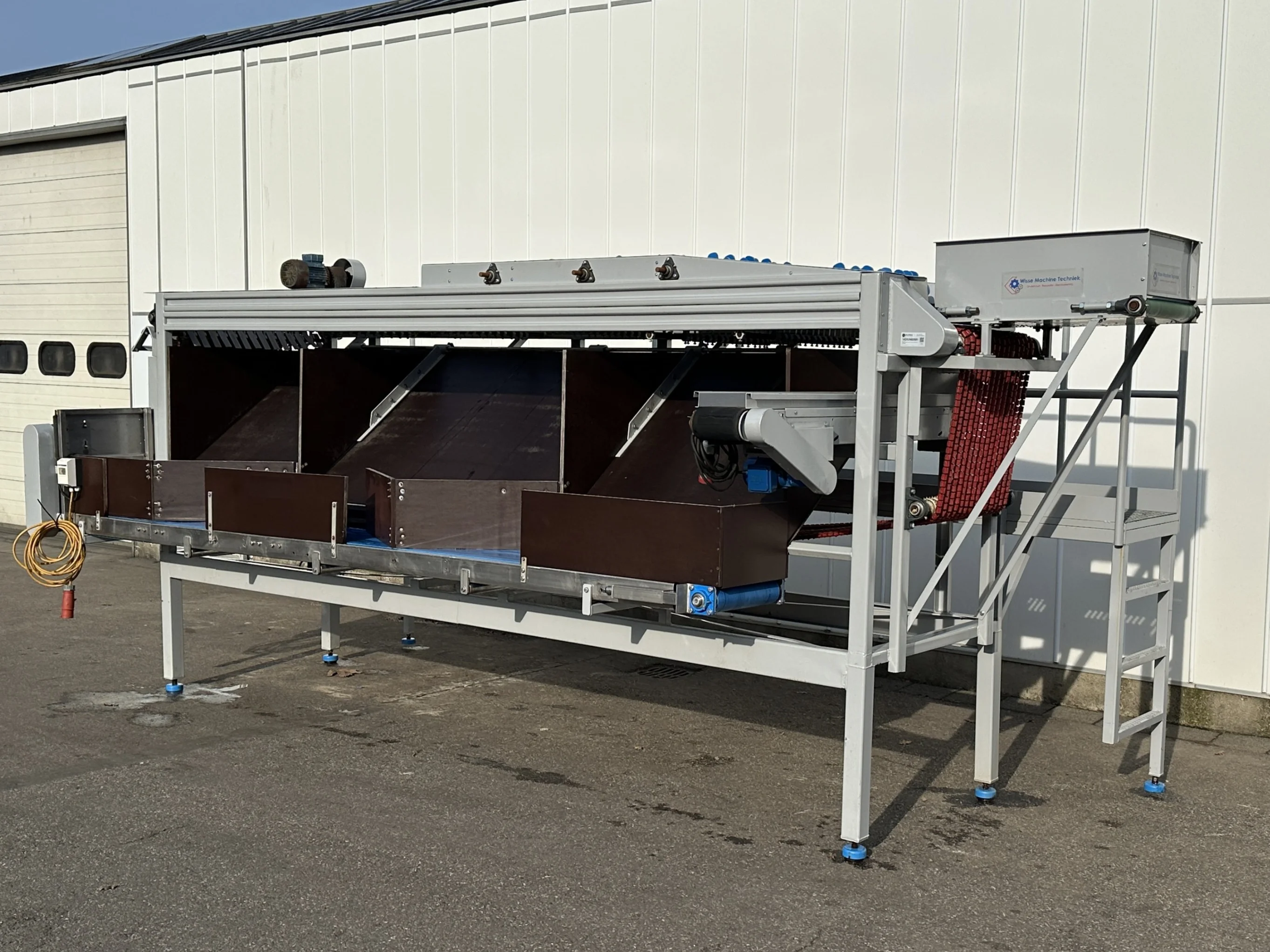Sormac chain sorting machine for pickles and carrots 13 lines ...