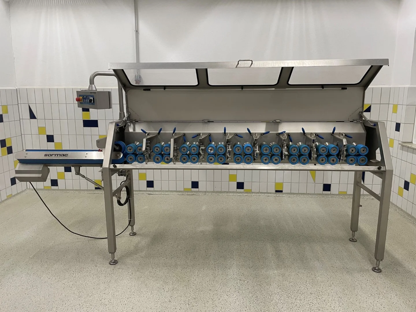 Sormac UP 8000 knife peeler for carrots, parsnips and cucumber ...