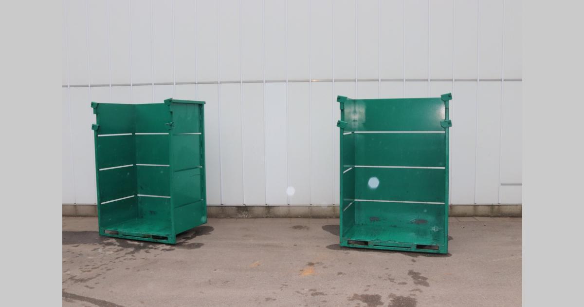 Rotatable pallet stacking aid for bags • Duijndam Machines