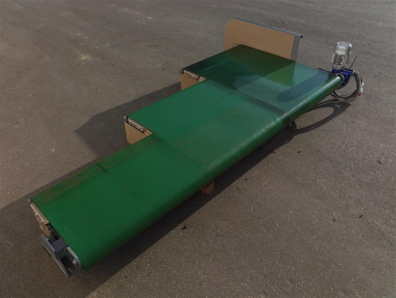 Aweta multiple lane conveyor 3 lanes 248 cm wide • Duijndam Machines