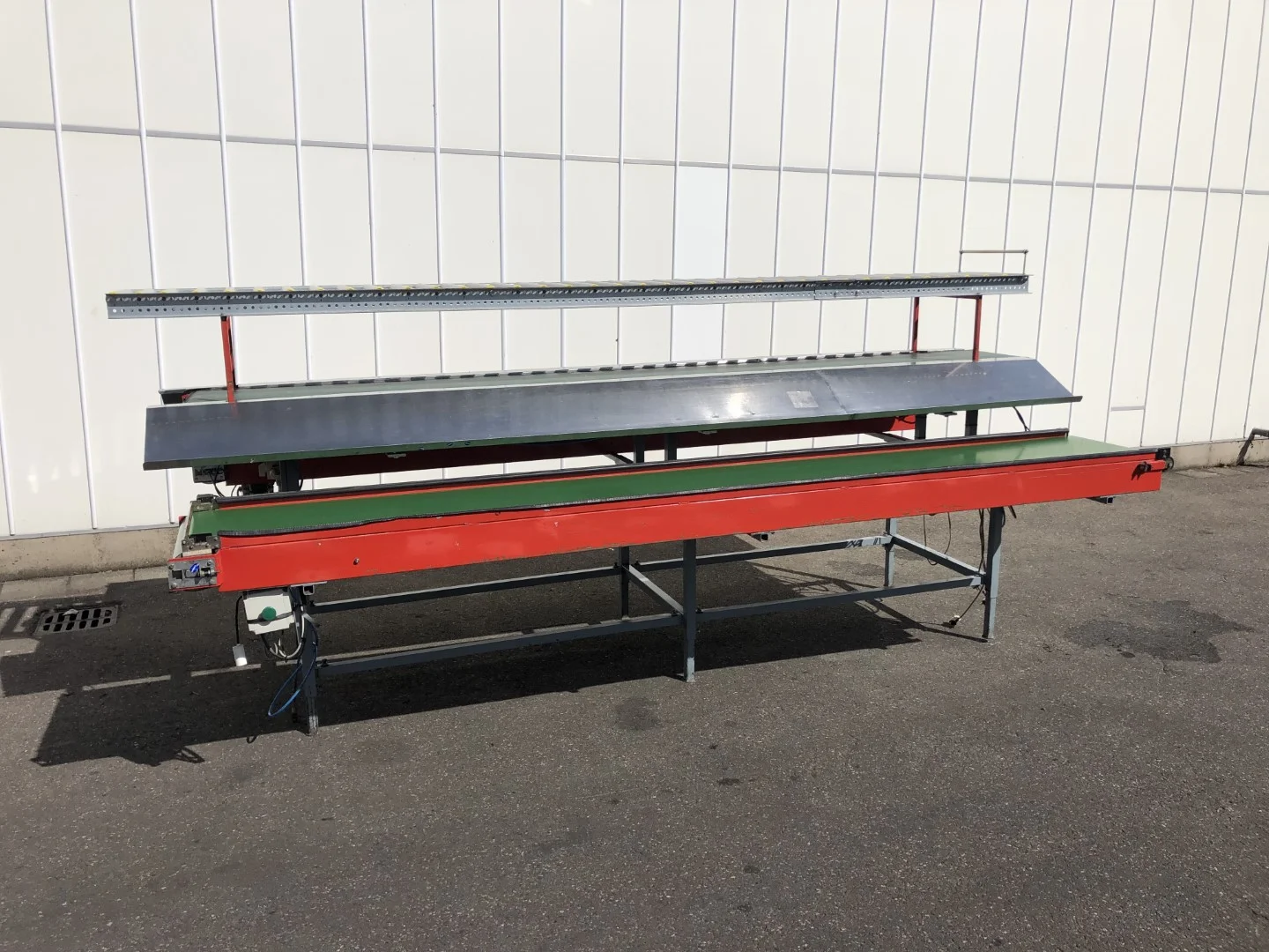 Stas combi packaging conveyors with roller conveyor • Duijndam Machines