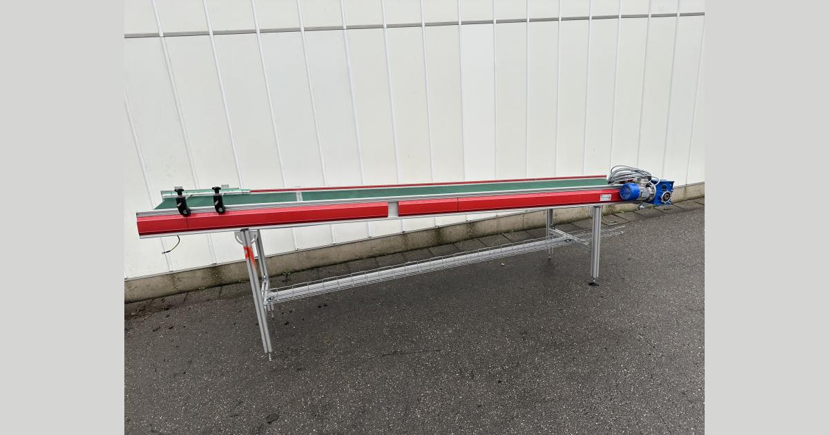 Stas conveyor 370 x 41 cm • Duijndam Machines