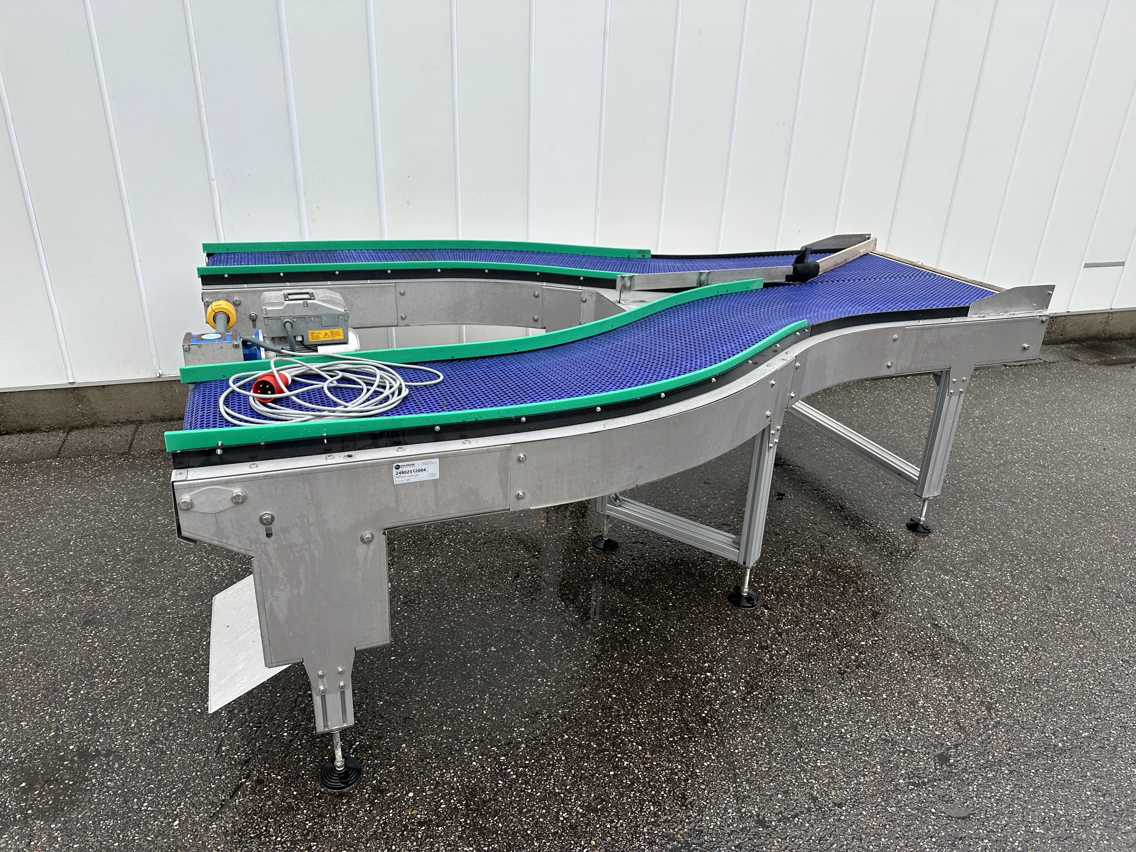 Stas curved conveyor Y-shaped diverter conveyor or merging conveyor ...