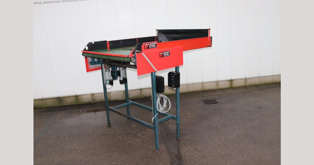 Stas dosing conveyor for fruit • Duijndam Machines