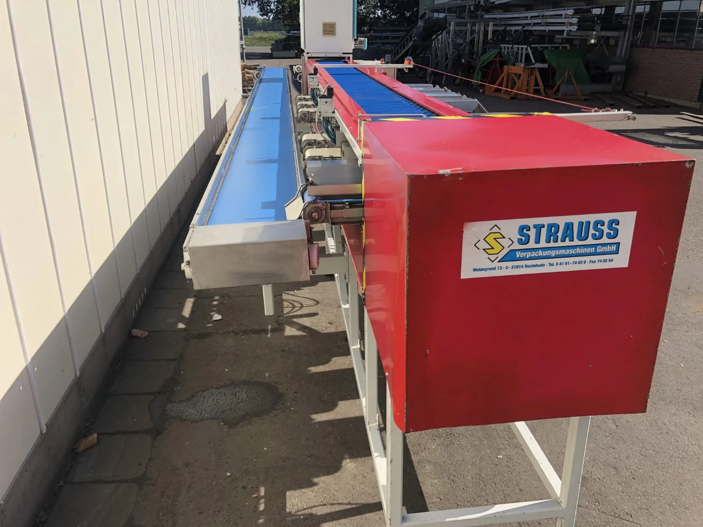 Strauss sorting machine for asparagus • Duijndam Machines